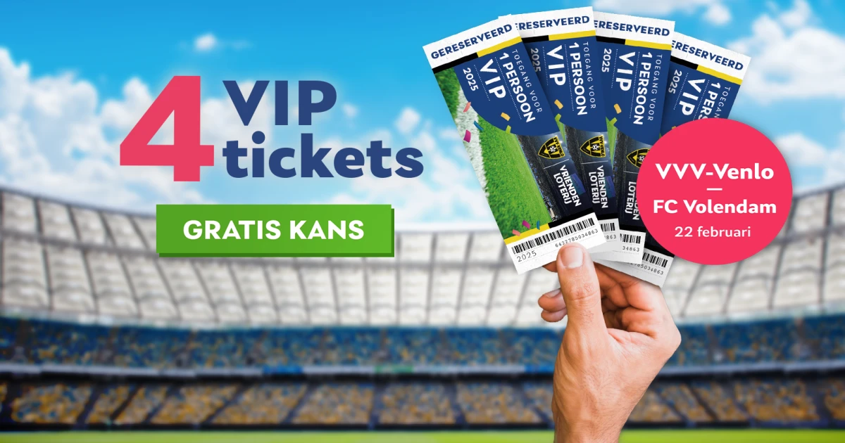 Maak gratis kans op een VIP-ervaring bij VVV-Venlo – FC Volendam | VVV-Venlo